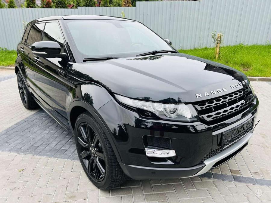 Black Land Rover Range Rover Evoque 2013 in Prienai, with an engine capacity of 2.18 L and mileage of 186 thousand km for 10999 €, photo 8 on AUTOMOTO.COM.LV