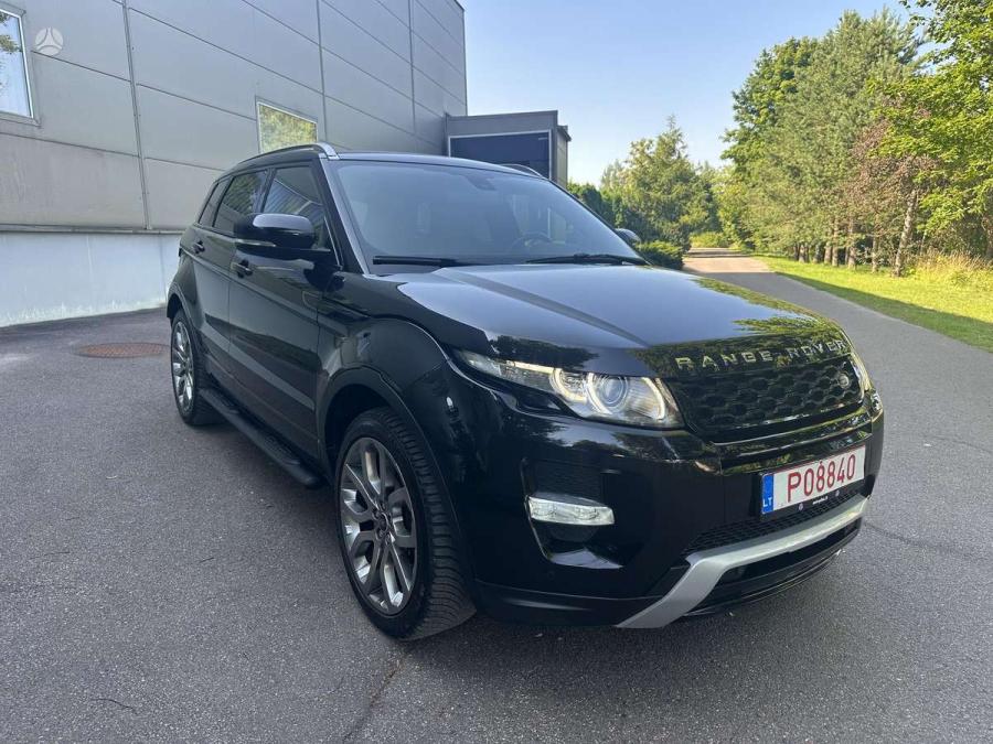 Black Land Rover Range Rover Evoque 2013 in Alytus, with an engine capacity of 2.18 L and mileage of 300 thousand km for 9600 €, photo 4 on AUTOMOTO.COM.LV