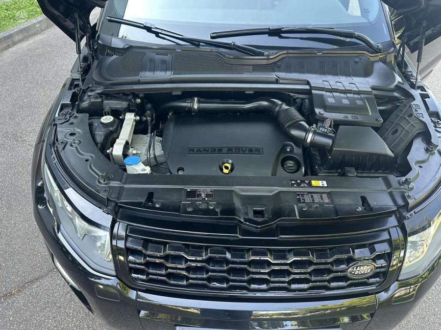 Black Land Rover Range Rover Evoque 2013 in Alytus, with an engine capacity of 2.18 L and mileage of 300 thousand km for 9600 €, photo 29 on AUTOMOTO.COM.LV