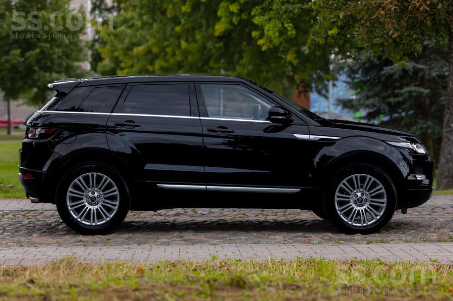 Black Land Rover Range Rover Evoque 2013 in Jelgava, with an engine capacity of 2.20 L and mileage of 0 thousand km for 10750 €, photo 24 on AUTOMOTO.COM.LV
