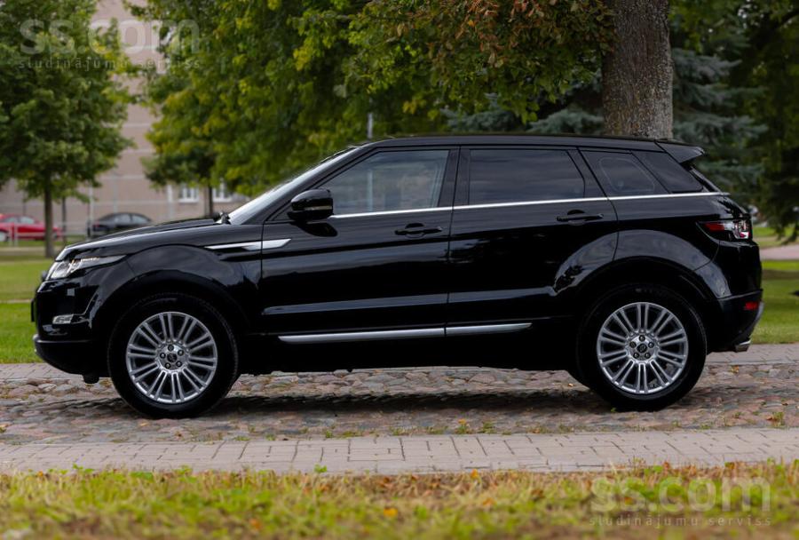 Black Land Rover Range Rover Evoque 2013 in Jelgava, with an engine capacity of 2.20 L and mileage of 0 thousand km for 10750 €, photo 25 on AUTOMOTO.COM.LV