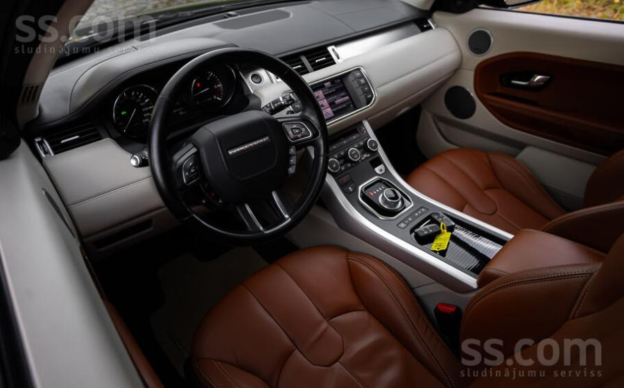 Black Land Rover Range Rover Evoque 2013 in Jelgava, with an engine capacity of 2.20 L and mileage of 0 thousand km for 10750 €, photo 27 on AUTOMOTO.COM.LV