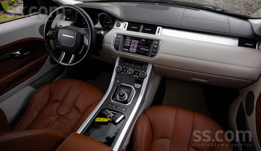 Black Land Rover Range Rover Evoque 2013 in Jelgava, with an engine capacity of 2.20 L and mileage of 0 thousand km for 10750 €, photo 28 on AUTOMOTO.COM.LV