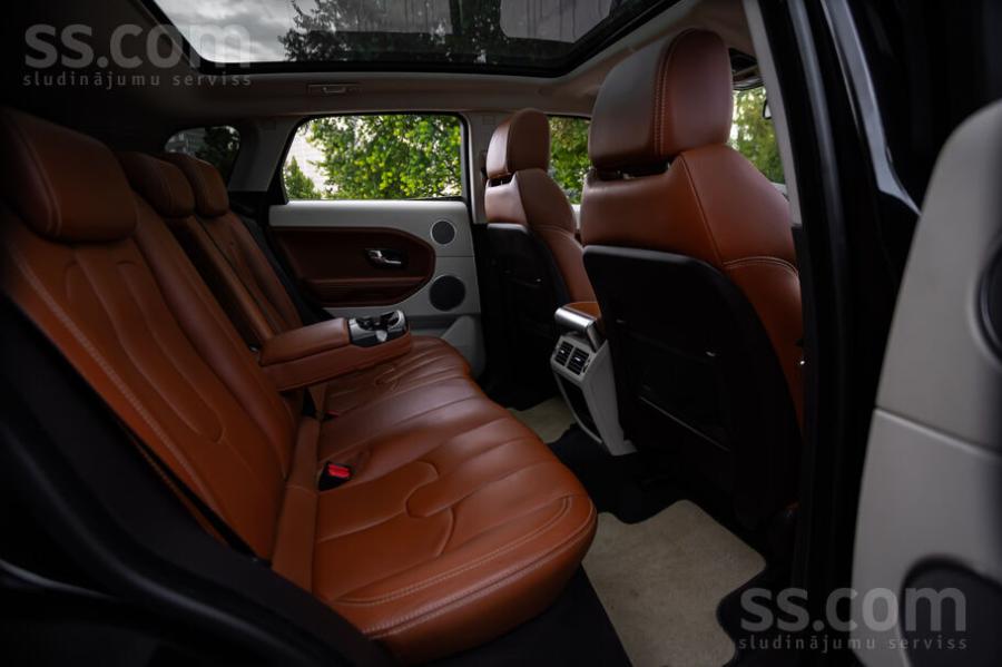 Black Land Rover Range Rover Evoque 2013 in Jelgava, with an engine capacity of 2.20 L and mileage of 0 thousand km for 10750 €, photo 31 on AUTOMOTO.COM.LV