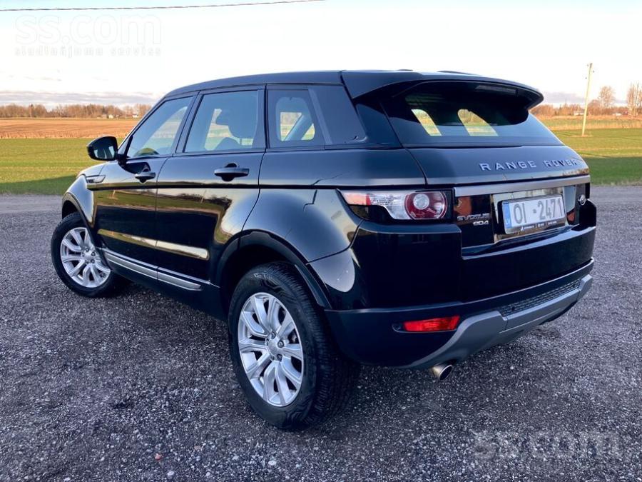 Black Land Rover Range Rover Evoque 2014 in Talsi, with an engine capacity of 2.20 L and mileage of 249 thousand km for 12500 €, photo 5 on AUTOMOTO.COM.LV