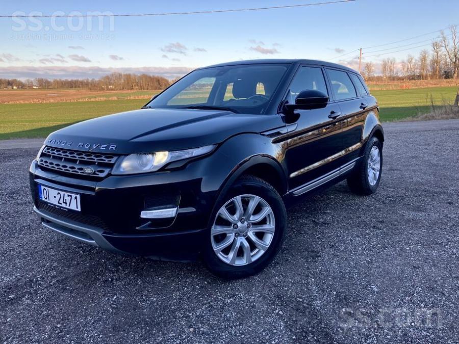 Black Land Rover Range Rover Evoque 2014 in Talsi, with an engine capacity of 2.20 L and mileage of 249 thousand km for 12500 €, photo 7 on AUTOMOTO.COM.LV