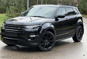 Melns Land Rover Range Rover Evoque 2014 Utena, ar dzinēja tilpumu 2.18 L un nobraukumu 208 tūkst. km par 12600 €, foto  vietnē AUTOMOTO.COM.LV