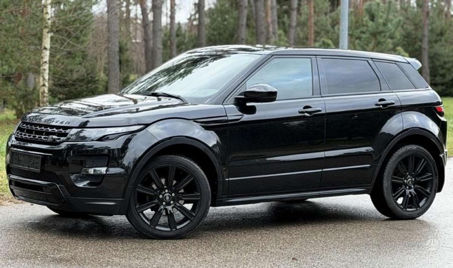 Black Land Rover Range Rover Evoque 2014 in Utena, with an engine capacity of 2.18 L and mileage of 208 thousand km for 12600 €, photo 3 on AUTOMOTO.COM.LV