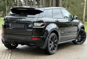 Black Land Rover Range Rover Evoque 2014 in Utena, with an engine capacity of 2.18 L and mileage of 208 thousand km for 12600 €, photo 9 on AUTOMOTO.COM.LV