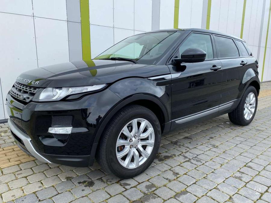 Melns Land Rover Range Rover Evoque 2014 Raseiniai, ar dzinēja tilpumu 2.18 L un nobraukumu 232 tūkst. km par 9900 €, foto 1 vietnē AUTOMOTO.COM.LV