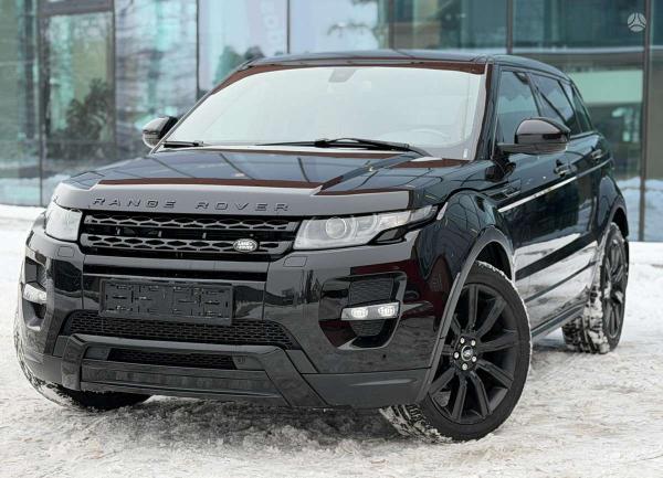 Black Land Rover Range Rover Evoque 2014 in Utena, with an engine capacity of 2.18 L and mileage of 208 thousand km for 12700 €, photo 1 on AUTOMOTO.COM.LV