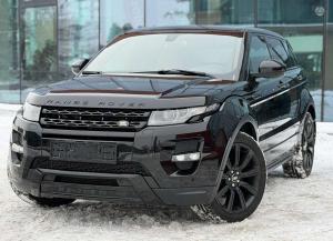 Melns Land Rover Range Rover Evoque 2014 Utena, ar dzinēja tilpumu 2.18 L un nobraukumu 208 tūkst. km par 12700 €, foto  vietnē AUTOMOTO.COM.LV