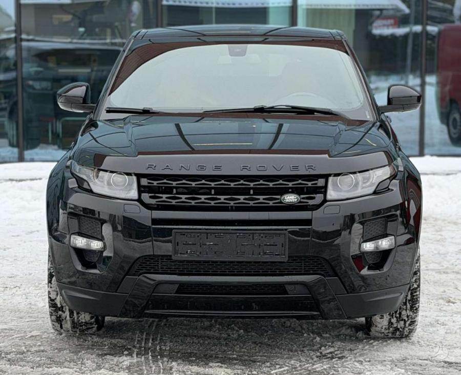 Melns Land Rover Range Rover Evoque 2014 Utena, ar dzinēja tilpumu 2.18 L un nobraukumu 208 tūkst. km par 12700 €, foto 2 vietnē AUTOMOTO.COM.LV