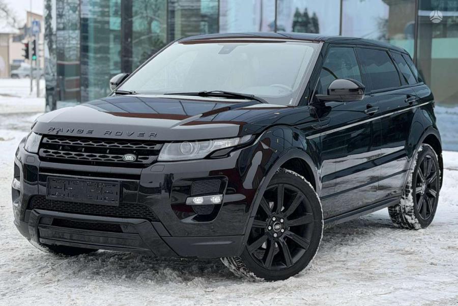 Melns Land Rover Range Rover Evoque 2014 Utena, ar dzinēja tilpumu 2.18 L un nobraukumu 208 tūkst. km par 12700 €, foto 4 vietnē AUTOMOTO.COM.LV