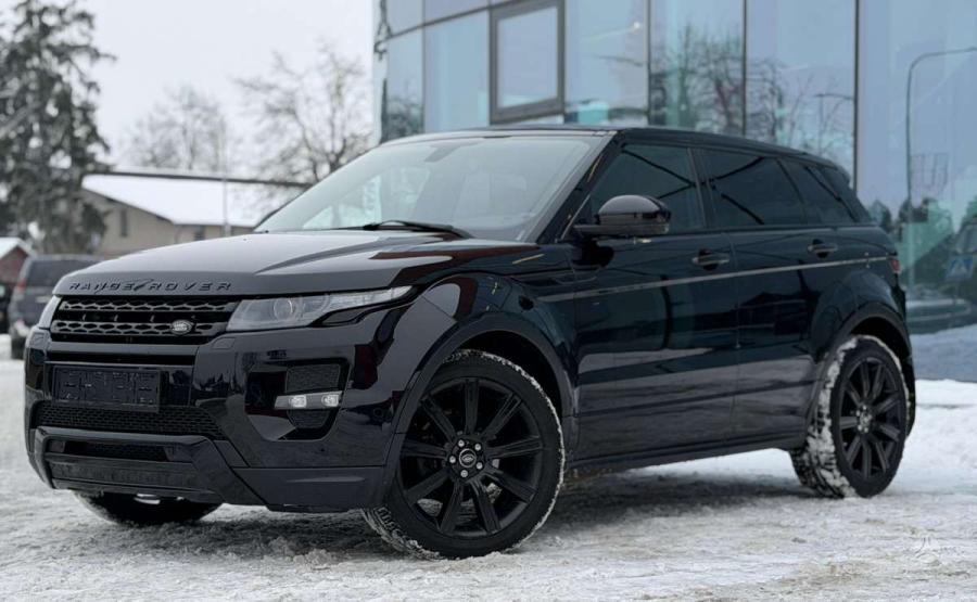 Melns Land Rover Range Rover Evoque 2014 Utena, ar dzinēja tilpumu 2.18 L un nobraukumu 208 tūkst. km par 12700 €, foto 10 vietnē AUTOMOTO.COM.LV