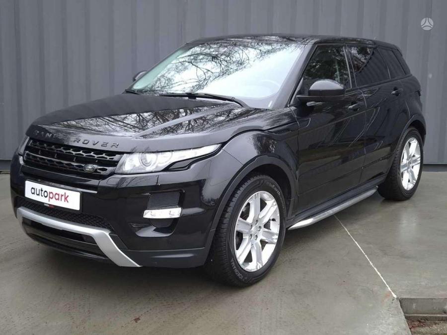 Melns Land Rover Range Rover Evoque 2014 Viļņa, ar dzinēja tilpumu 2.20 L un nobraukumu 171 tūkst. km par 12500 €, foto 1 vietnē AUTOMOTO.COM.LV