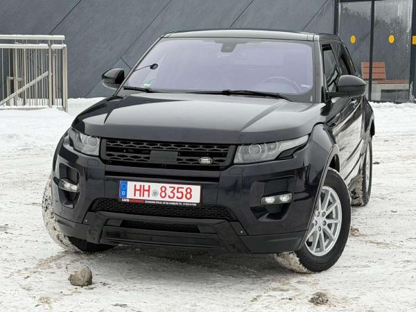 Black Land Rover Range Rover Evoque 2014 in Jonava, with an engine capacity of 2.18 L and mileage of 200 thousand km for 13750 €, photo 1 on AUTOMOTO.COM.LV