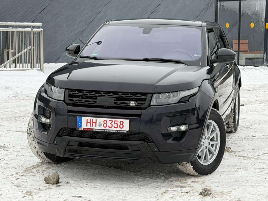 Black Land Rover Range Rover Evoque 2014 in Jonava, with an engine capacity of 2.18 L and mileage of 200 thousand km for 13750 €, photo 1 on AUTOMOTO.COM.LV