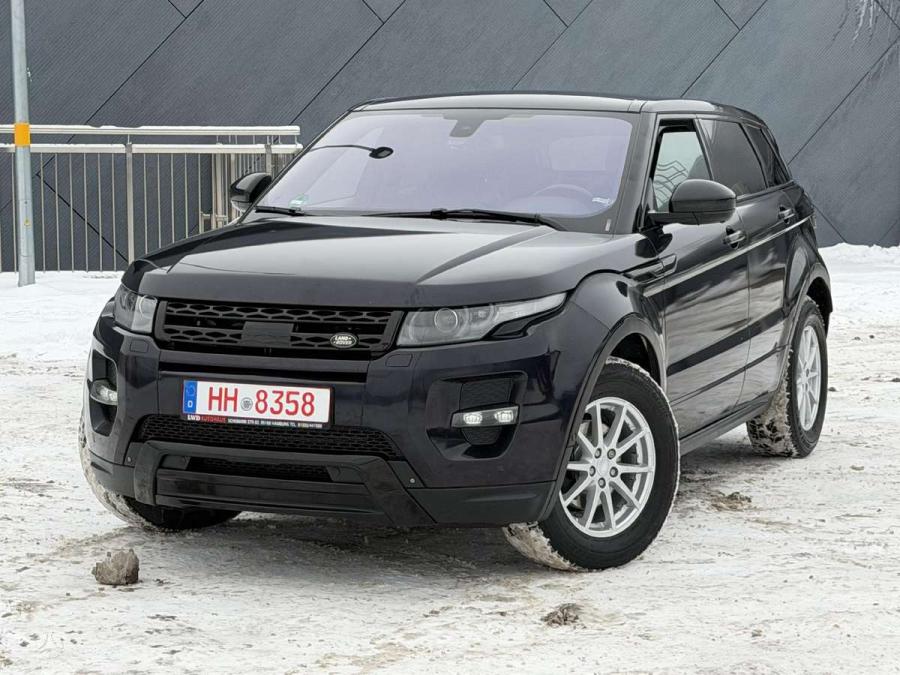 Black Land Rover Range Rover Evoque 2014 in Jonava, with an engine capacity of 2.18 L and mileage of 200 thousand km for 13750 €, photo 2 on AUTOMOTO.COM.LV