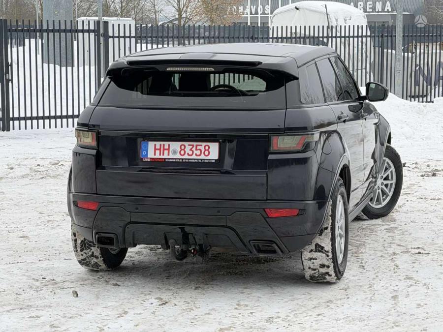 Black Land Rover Range Rover Evoque 2014 in Jonava, with an engine capacity of 2.18 L and mileage of 200 thousand km for 13750 €, photo 9 on AUTOMOTO.COM.LV