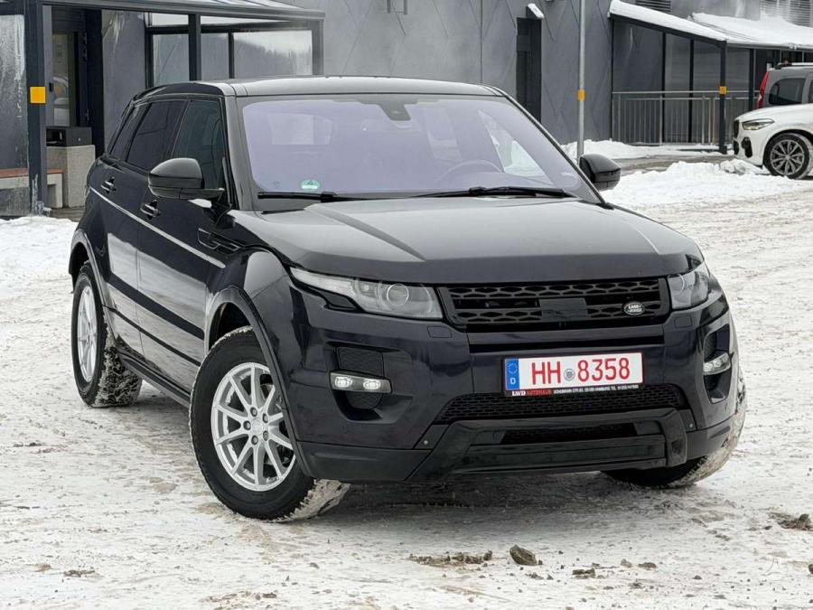 Black Land Rover Range Rover Evoque 2014 in Jonava, with an engine capacity of 2.18 L and mileage of 200 thousand km for 13750 €, photo 12 on AUTOMOTO.COM.LV