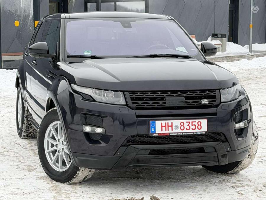 Black Land Rover Range Rover Evoque 2014 in Jonava, with an engine capacity of 2.18 L and mileage of 200 thousand km for 13750 €, photo 13 on AUTOMOTO.COM.LV