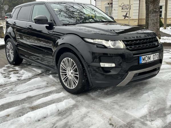 Melns Land Rover Range Rover Evoque 2014 Utena, ar dzinēja tilpumu 2.18 L un nobraukumu 190 tūkst. km par 12300 €, foto 2 vietnē AUTOMOTO.COM.LV