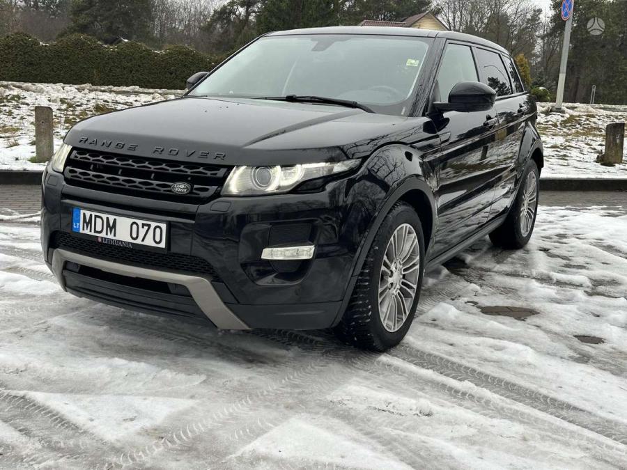 Melns Land Rover Range Rover Evoque 2014 Utena, ar dzinēja tilpumu 2.18 L un nobraukumu 190 tūkst. km par 12300 €, foto 3 vietnē AUTOMOTO.COM.LV