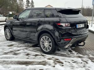 Melns Land Rover Range Rover Evoque 2014 Utena, ar dzinēja tilpumu 2.18 L un nobraukumu 190 tūkst. km par 12300 €, foto 5 vietnē AUTOMOTO.COM.LV
