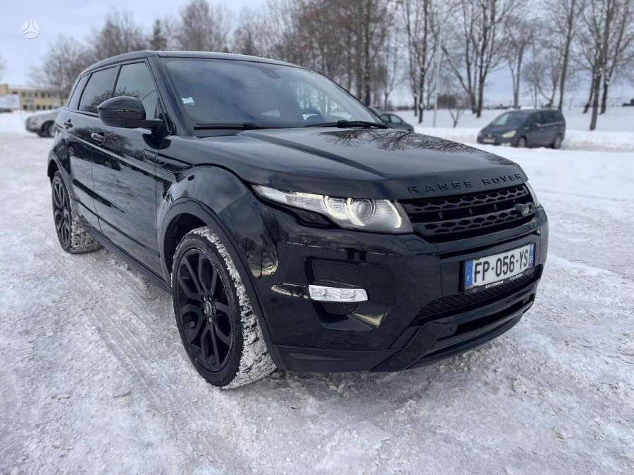 Black Land Rover Range Rover Evoque 2014 in Taurage, with an engine capacity of 2.18 L and mileage of 210 thousand km for 10300 €, photo 1 on AUTOMOTO.COM.LV