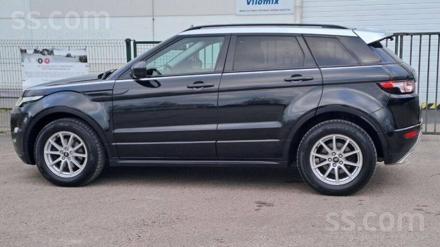 Black Land Rover Range Rover Evoque 2014 in Tukums, with an engine capacity of 2.20 L and mileage of 250 thousand km for 12900 €, photo 1 on AUTOMOTO.COM.LV