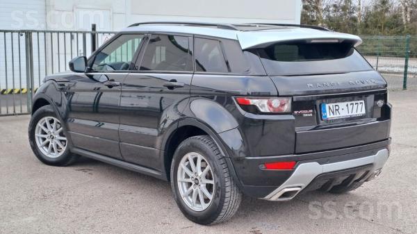 Black Land Rover Range Rover Evoque 2014 in Tukums, with an engine capacity of 2.20 L and mileage of 250 thousand km for 12900 €, photo 2 on AUTOMOTO.COM.LV