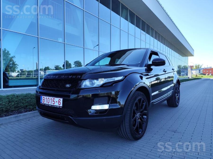 Black Land Rover Range Rover Evoque 2014 in Rezekne, with an engine capacity of 2.20 L and mileage of 278 thousand km for 10800 €, photo 1 on AUTOMOTO.COM.LV