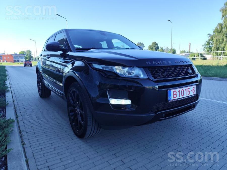 Black Land Rover Range Rover Evoque 2014 in Rezekne, with an engine capacity of 2.20 L and mileage of 278 thousand km for 10800 €, photo 3 on AUTOMOTO.COM.LV