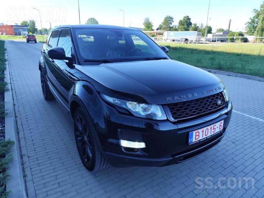 Black Land Rover Range Rover Evoque 2014 in Rezekne, with an engine capacity of 2.20 L and mileage of 278 thousand km for 10800 €, photo 5 on AUTOMOTO.COM.LV