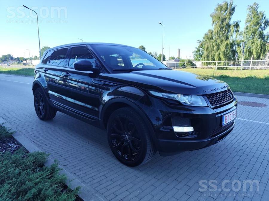 Black Land Rover Range Rover Evoque 2014 in Rezekne, with an engine capacity of 2.20 L and mileage of 278 thousand km for 10800 €, photo 7 on AUTOMOTO.COM.LV
