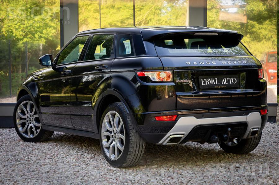 Melns Land Rover Range Rover Evoque 2014 Jelgava, ar dzinēja tilpumu 2.20 L un nobraukumu 234 tūkst. km par 12800 €, foto 7 vietnē AUTOMOTO.COM.LV
