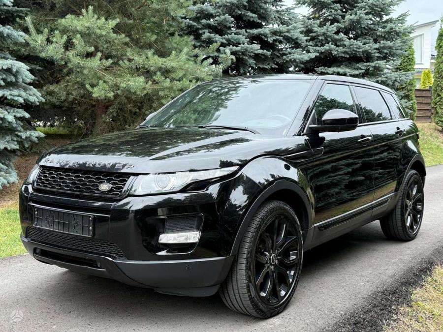 Black Land Rover Range Rover Evoque 2014 in Utena, with an engine capacity of 2.18 L and mileage of 273 thousand km for 8600 €, photo 1 on AUTOMOTO.COM.LV