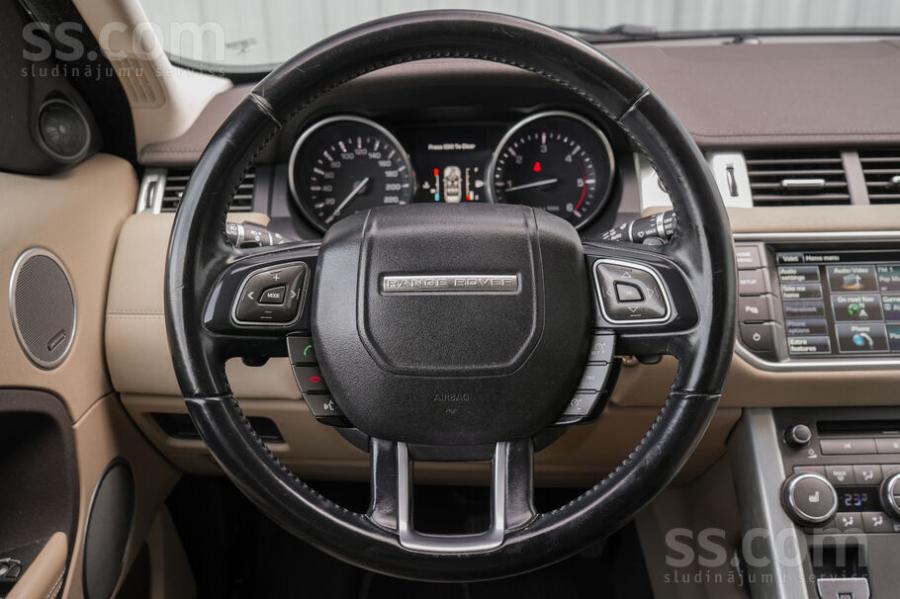 Melns Land Rover Range Rover Evoque 2014 Ogre, ar dzinēja tilpumu 2.20 L un nobraukumu 226 tūkst. km par 11700 €, foto 11 vietnē AUTOMOTO.COM.LV