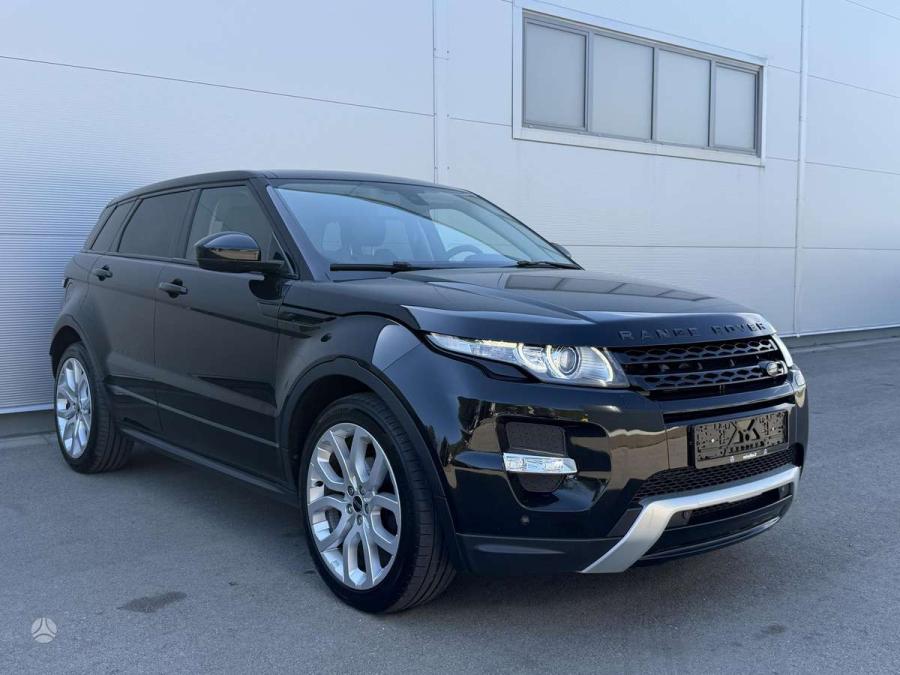 Melns Land Rover Range Rover Evoque 2014 Utena, ar dzinēja tilpumu 2.18 L un nobraukumu 239 tūkst. km par 11950 €, foto 1 vietnē AUTOMOTO.COM.LV