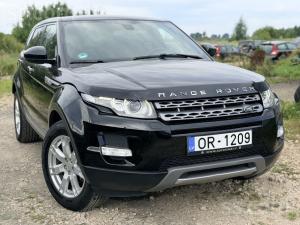 Black Land Rover Range Rover Evoque 2014 in Riga, with an engine capacity of 2.20 L and mileage of 211 thousand km for 9995 €, photo  on AUTOMOTO.COM.LV