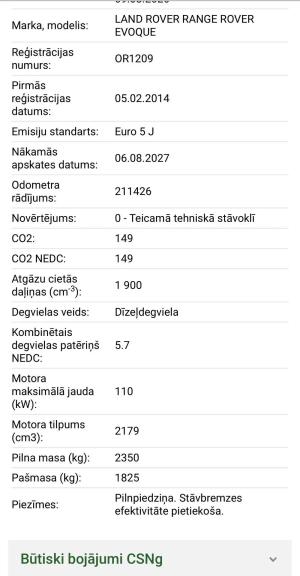 Melns Land Rover Range Rover Evoque 2014 Rīga, ar dzinēja tilpumu 2.20 L un nobraukumu 211 tūkst. km par 9995 €, foto 25 vietnē AUTOMOTO.COM.LV