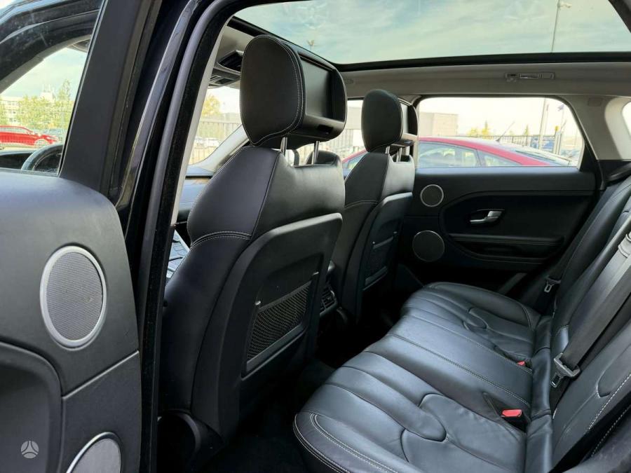 Black Land Rover Range Rover Evoque 2014 in Kaunas, with an engine capacity of 2.18 L and mileage of 275 thousand km for 9200 €, photo 14 on AUTOMOTO.COM.LV
