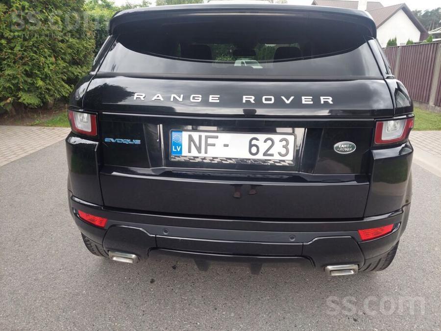 Black Land Rover Range Rover Evoque 2015 in Riga, with an engine capacity of 2.00 L and mileage of 0 thousand km for 16755 €, photo 7 on AUTOMOTO.COM.LV