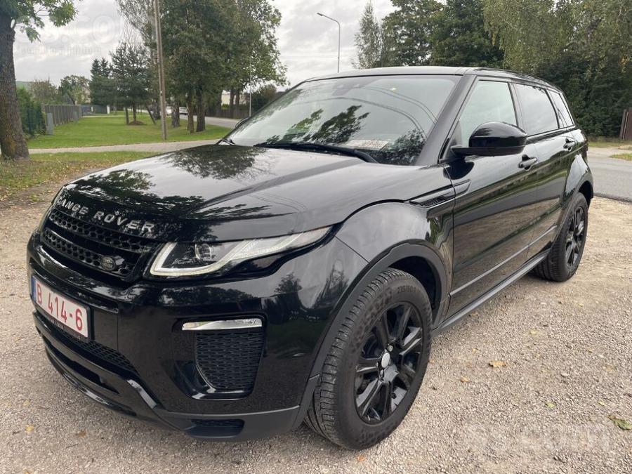 Black Land Rover Range Rover Evoque 2015 in Riga, with an engine capacity of 2.00 L and mileage of 117 thousand km for 16790 €, photo 1 on AUTOMOTO.COM.LV