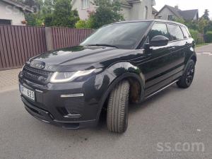 Black Land Rover Range Rover Evoque 2015 in Riga, with an engine capacity of 2.00 L and mileage of 0 thousand km for 15295 €, photo  on AUTOMOTO.COM.LV