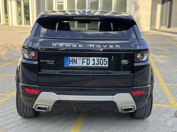 Melns Land Rover Range Rover Evoque 2015 Viļņa, ar dzinēja tilpumu 2.18 L un nobraukumu 230 tūkst. km par 9990 €, foto 6 vietnē AUTOMOTO.COM.LV