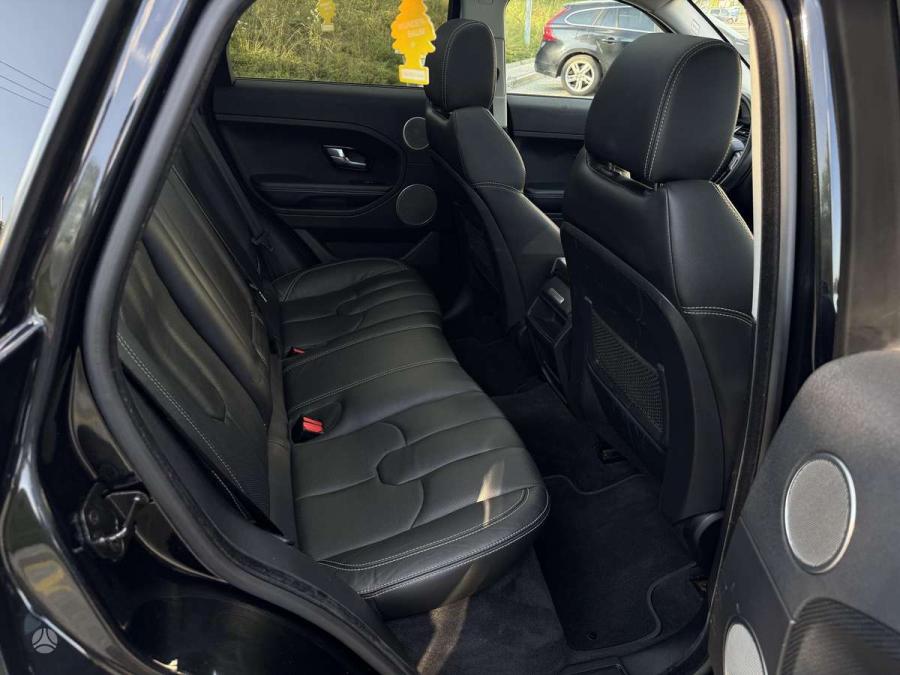 Melns Land Rover Range Rover Evoque 2015 Viļņa, ar dzinēja tilpumu 2.18 L un nobraukumu 230 tūkst. km par 9990 €, foto 13 vietnē AUTOMOTO.COM.LV