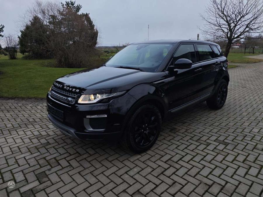 Melns Land Rover Range Rover Evoque 2016 Šauļi, ar dzinēja tilpumu 2.00 L un nobraukumu 196 tūkst. km par 11250 €, foto 1 vietnē AUTOMOTO.COM.LV