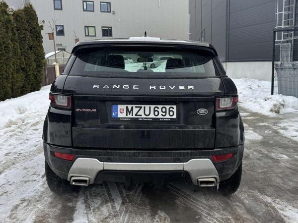 Black Land Rover Range Rover Evoque 2016 in Vilnius, with an engine capacity of 2.00 L and mileage of 154 thousand km for 7690 €, photo 5 on AUTOMOTO.COM.LV